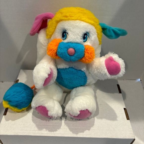 Mattel | Toys | Vintage Mattel Popples White Puffball Stuffed Animal Plush Soft Toy 2 198s ...